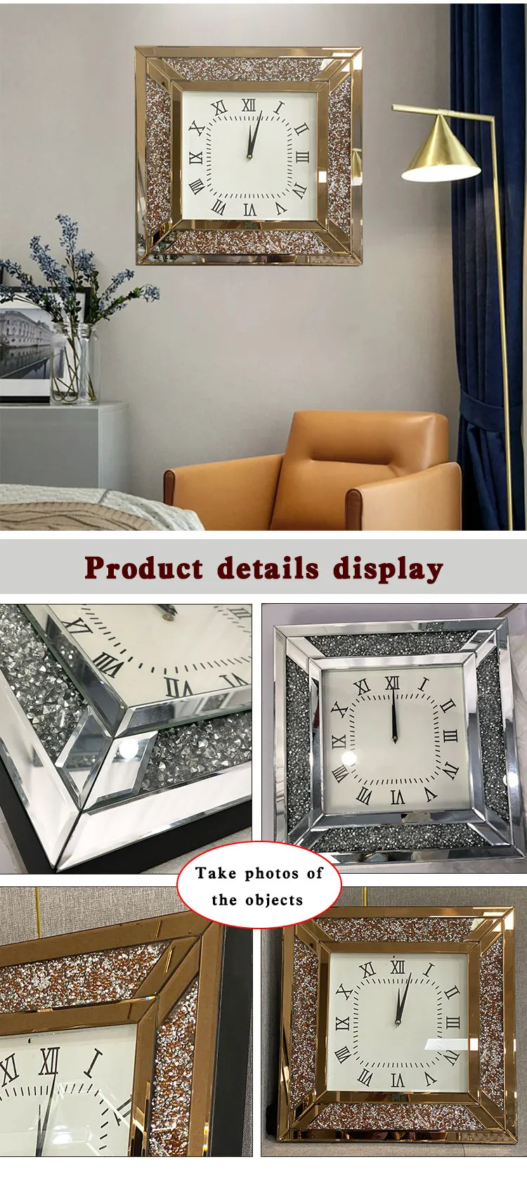 Luxury Home Decor - Modern Fashion Large Wall Clock