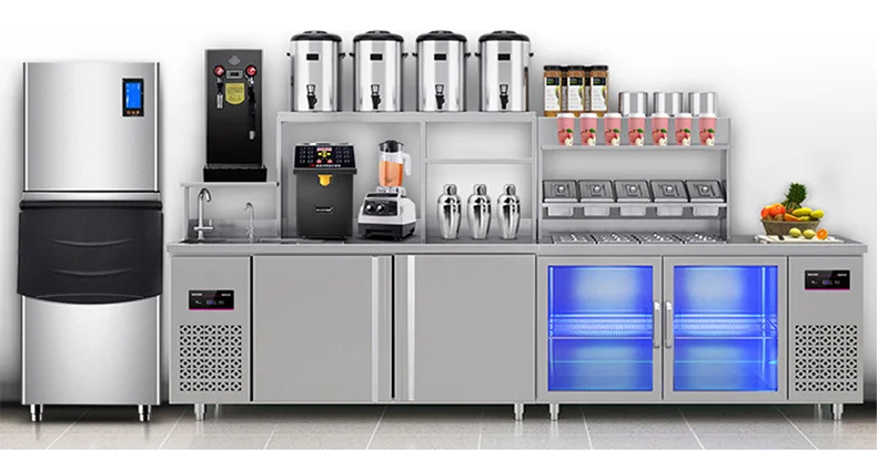 Commercial Automatic Bubble Tea Counter - Popping Boba Set