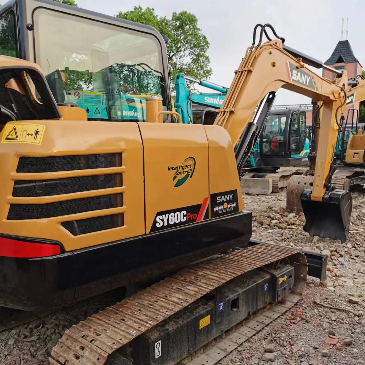 Sany Excavator Sy60c Backhoe Mini Excavator 6 Tons Sy60 Pc60 Cat60 ...