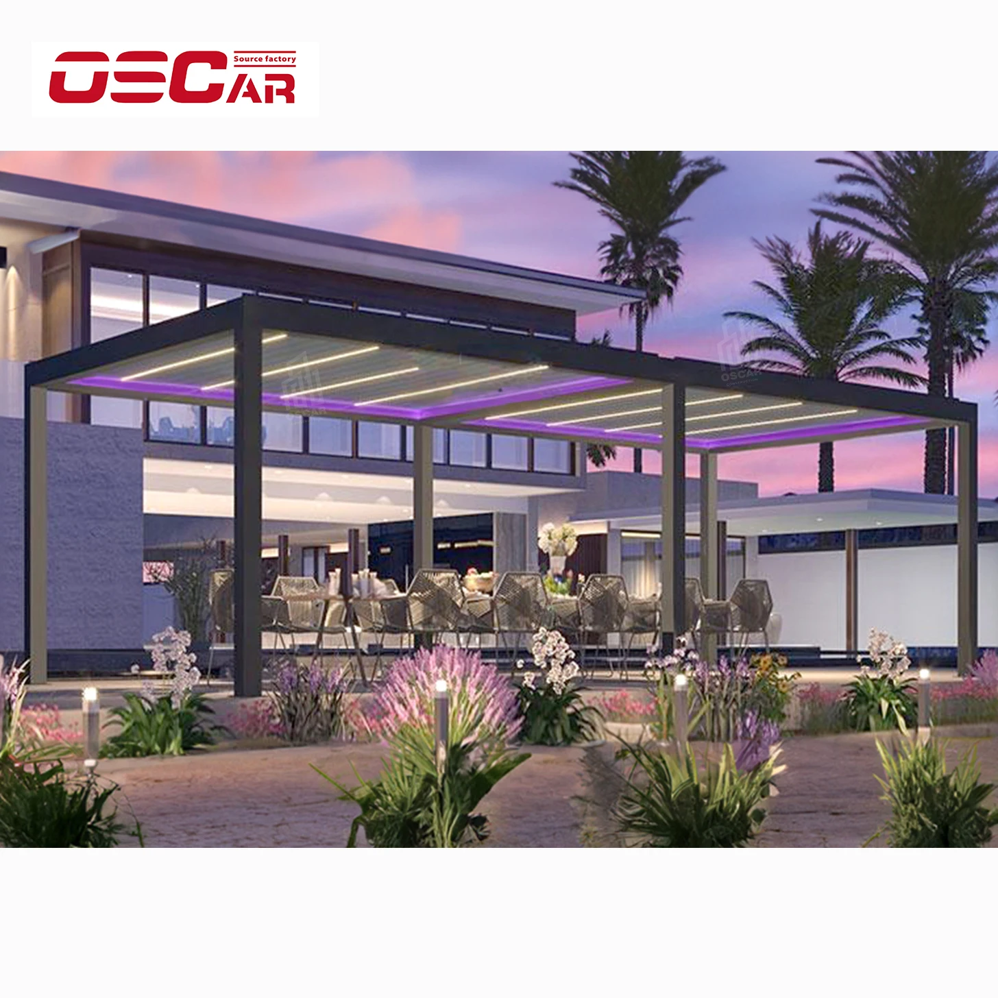 Alibaba.com: 2025 Design Motorized Pavilion, Aluminium 5X4 Lamellented ...