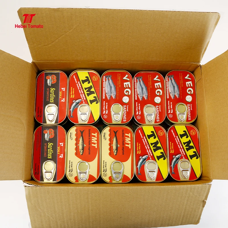 China Supply Super High Quality Canned Fish 125g Canned Sardine - Buy ...