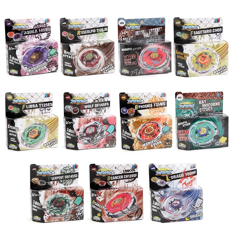 Metal Beyblades Burst 3D Spinning Top Toy Set - OEM