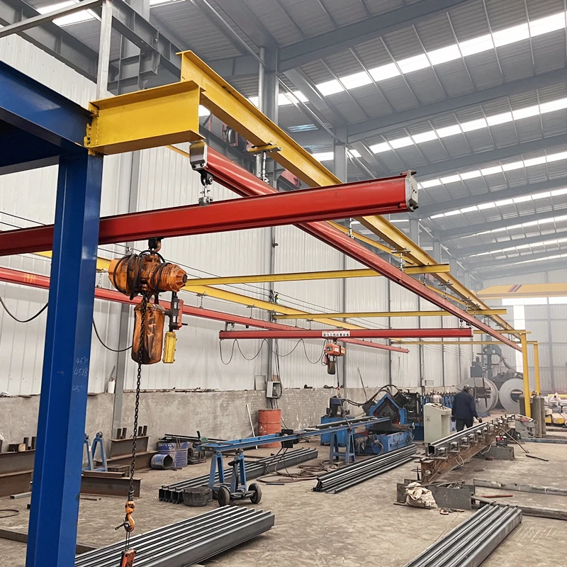 Indoor Free Stranding Suspension Small Bridge Crane 1ton 2 Ton