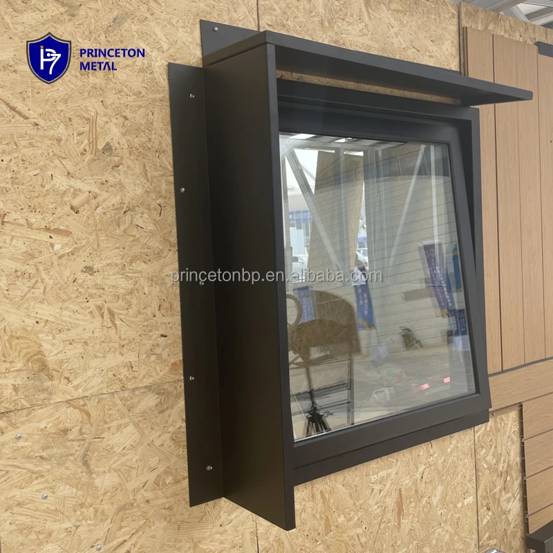 External customized aluminum window shrouds facade shrouds hood ...