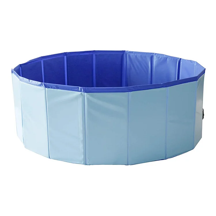 Outdoor Above Ground Foldable PVC Swimming Pool for Kids or Dog ...