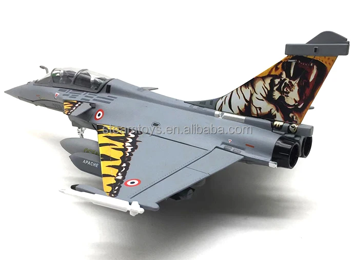 Dassault Rafale Fighter Jet Diecast Model 1:72 Tiger Livery - Military ...