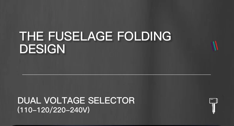 VGR V-439 Electric Hair Dryer - Powerful, Foldable & Quiet