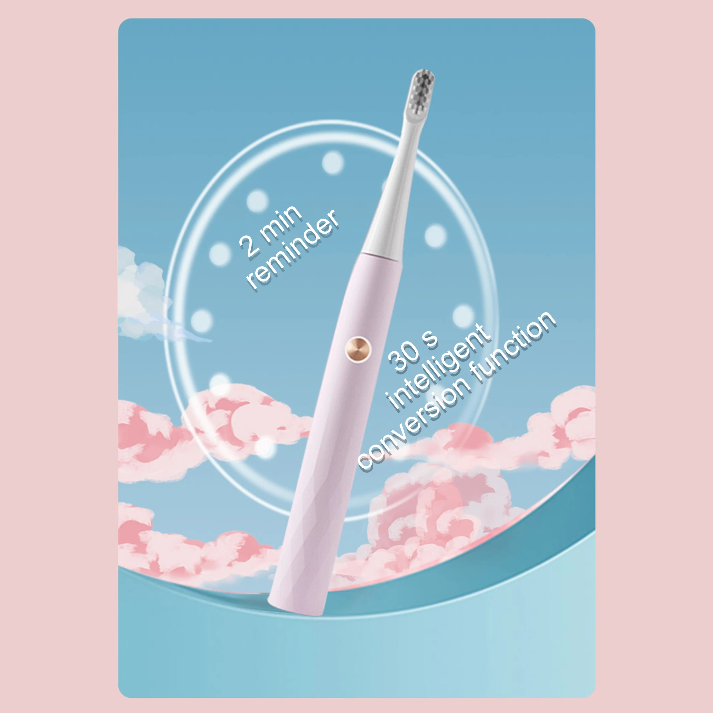 Hot Products Sonic Teeth Whitening Smart Led Electric Toothbrush Oral B ...