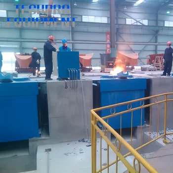 1 Ton Induction Furnace Metal Electric Industrial Iron Melter Casting ...