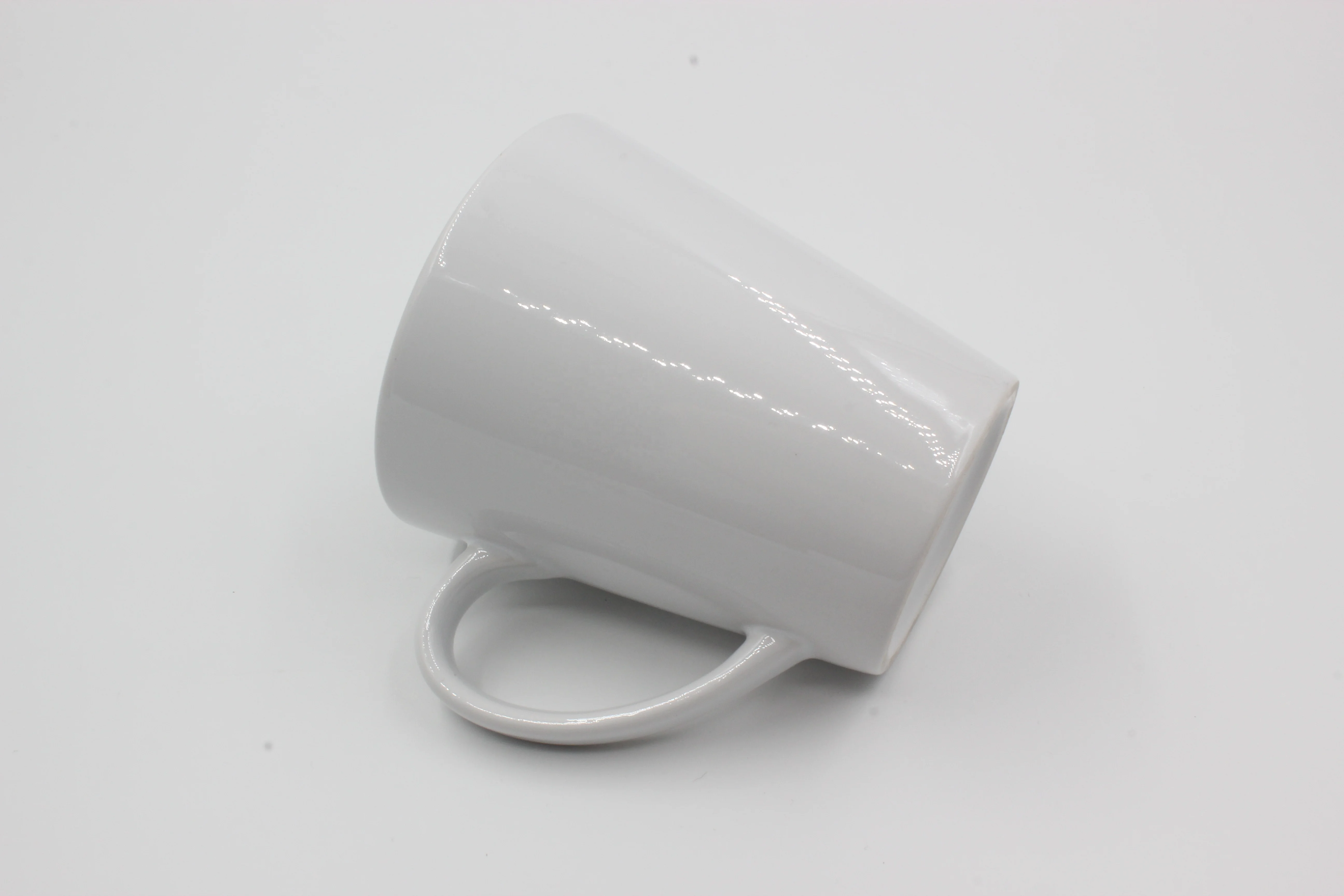 12oz Cone Funnel Ceramic Mug V-shaped Ceramic Mug Simple Children's Mug ...