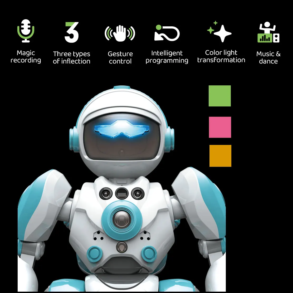 2023 NEW Upgrade Voice Recording Robot Inteligente Smart Cute Ai Robot ...