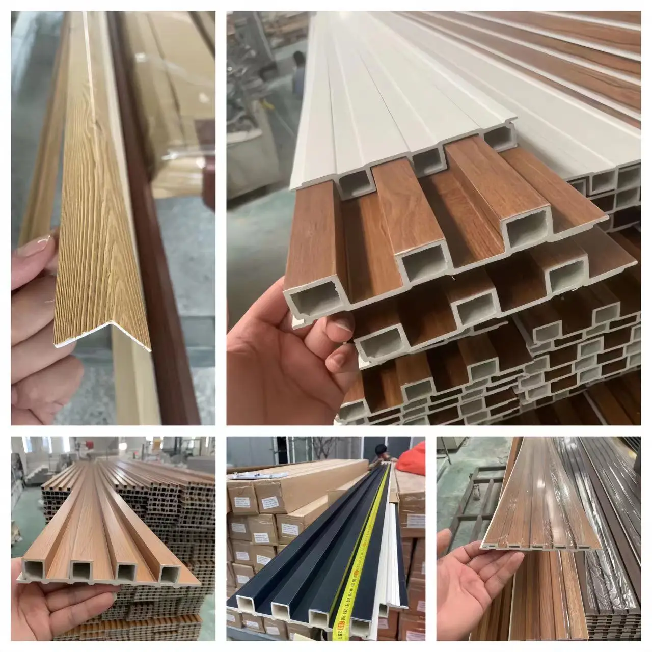 3D Interior Wooden Fluted WPC UV Decor Wall Panel