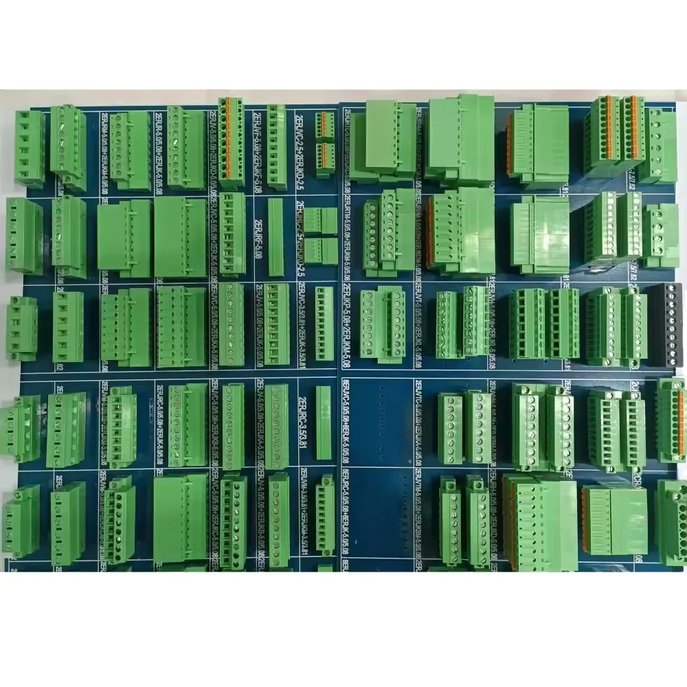 UL94v-0 Green Male Female Terminal Block Electric Plug Screw Barrier ...