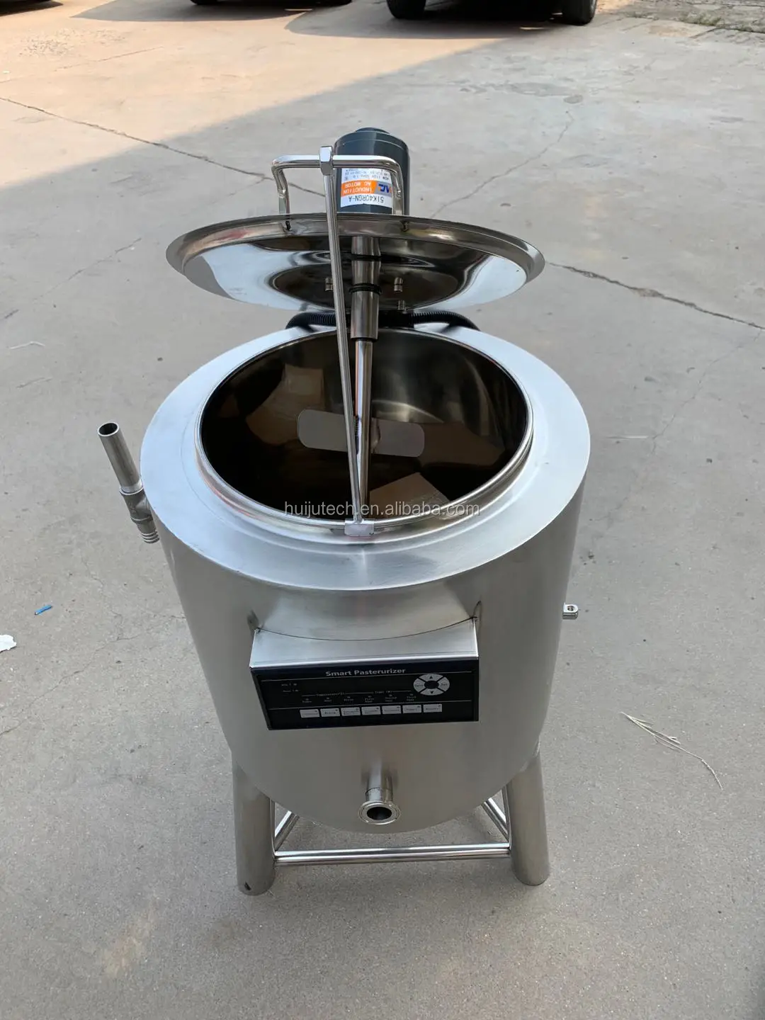 Compressor Cooling Milk Pasteurizer - High Productivity