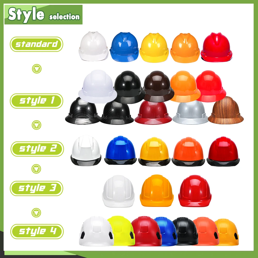 Construction Worker Hat Safety Helmet With Custom Logo- yoweshop