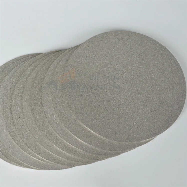 Titanium Sintered Porous Plate for PEM Pure Water Electrolyzer