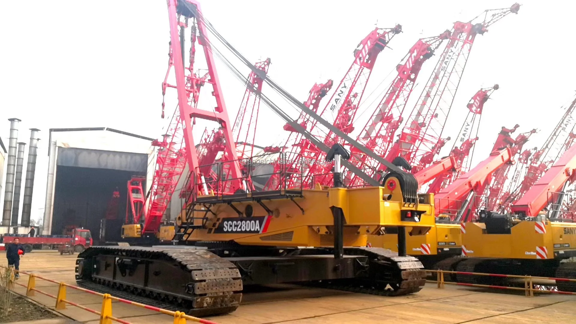 High Quality Crawler Crane 600 Ton Mobile Hydraulic Cranes Scc6000a ...