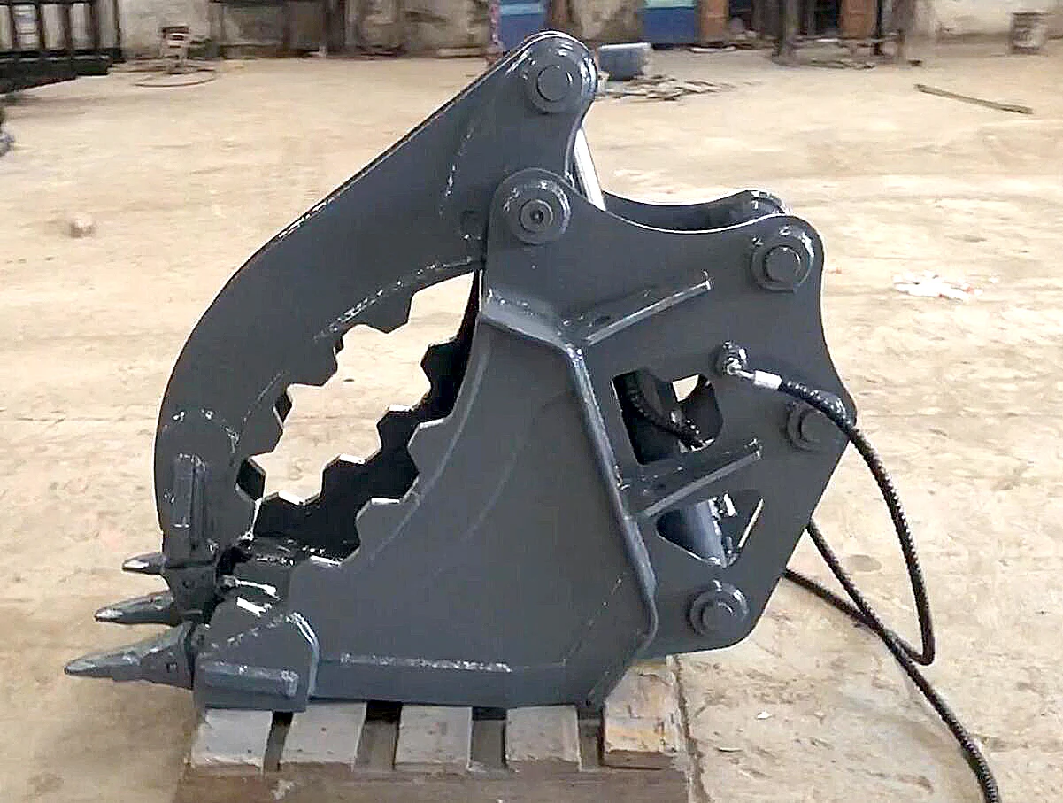 Alibaba.com: Hydraulic thumb excavator grab bucket backhoe clamp bucket ...