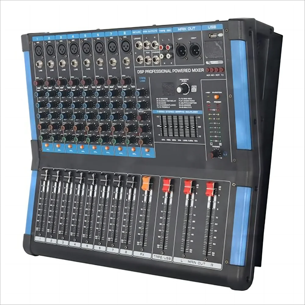 Plastic Powered Mixer Console Made In China Powered Mixer - Buy Powered ...