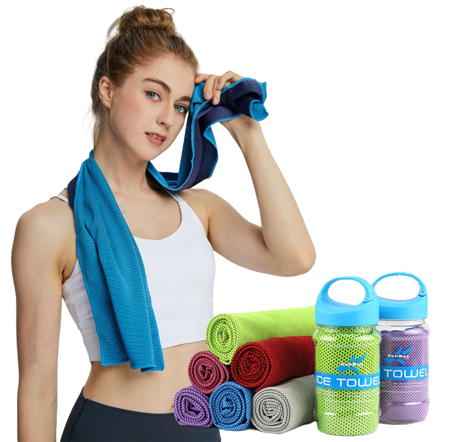 Portable Sport Towel 100*30cm Quick Drying Instant Cooling Outdoor ...