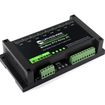 Waveshare Industrial Modbus Rtu 8-ch Relay Module (d) With Digital ...