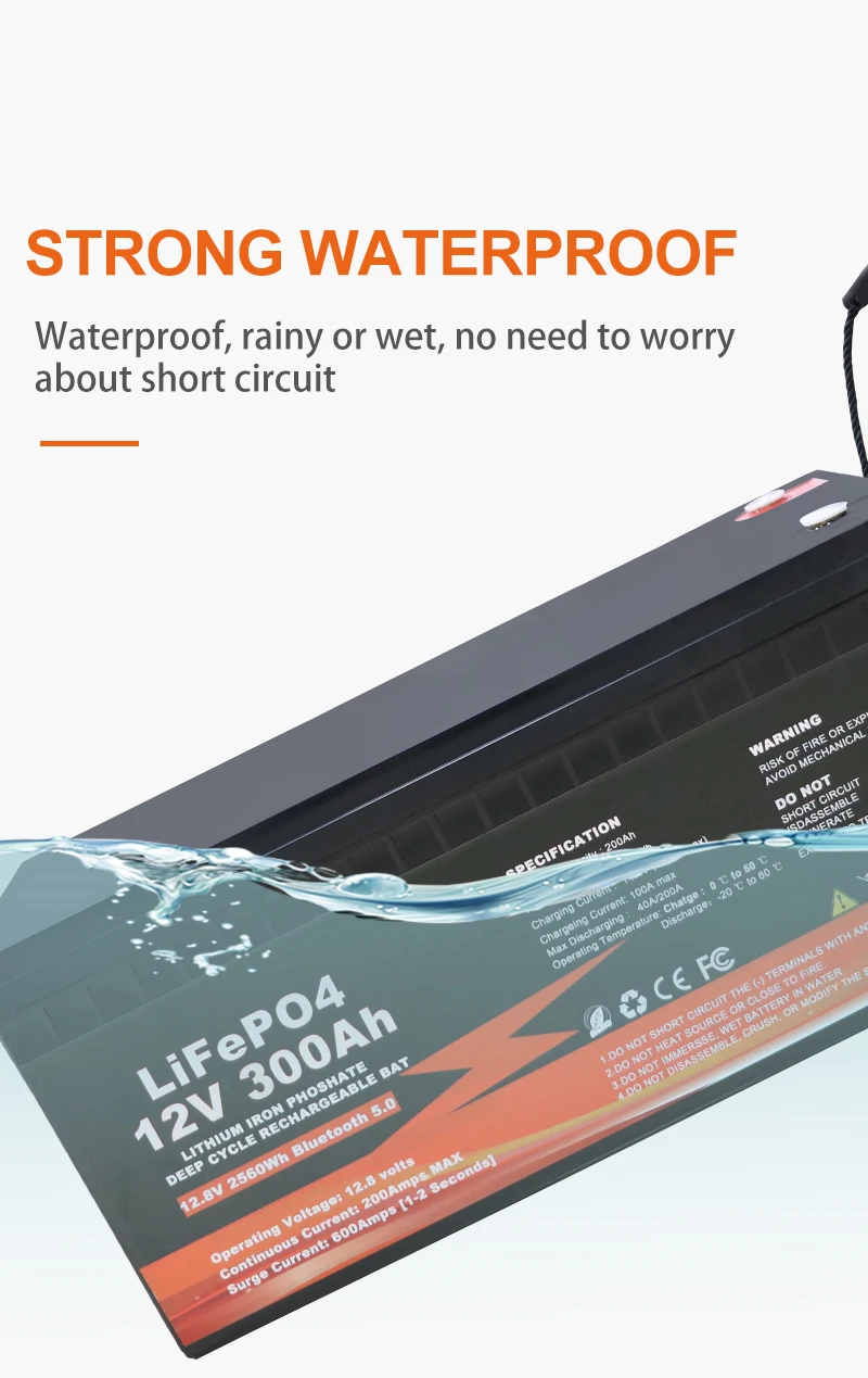 Smart Solar Battery Lithium Ion 12.8v 24v 200ah 300ah 400ah ...