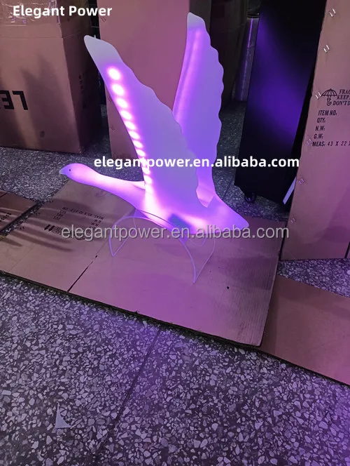 Glowing Vodka Bottle - LED Display Stand for Nightclubs
