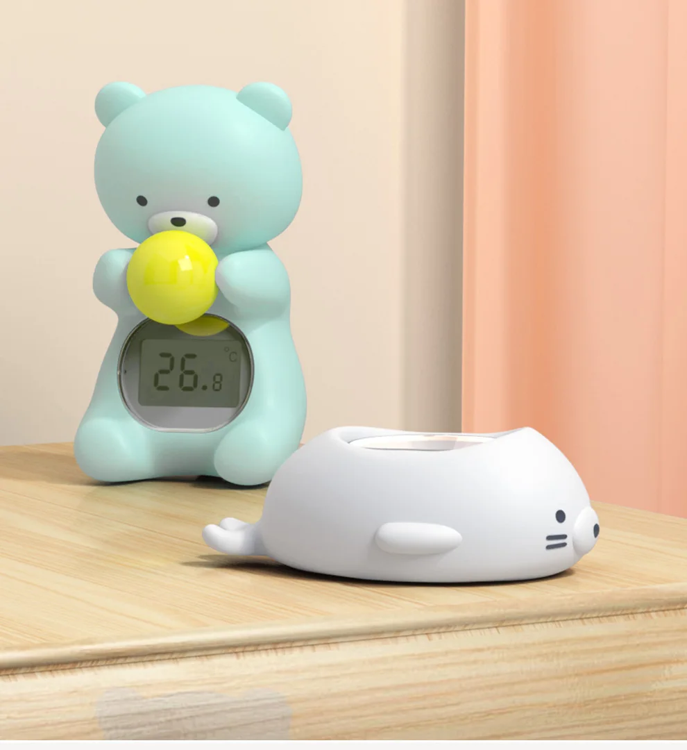 Eco-friendly Plastic Kids Shower Floating Toy Digital Temperature ...