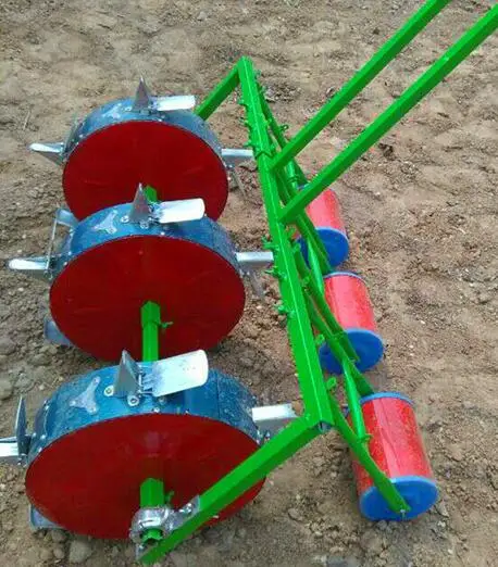 Customised Manual Bean Seeding Machine with Press Wheel Maize Planter ...