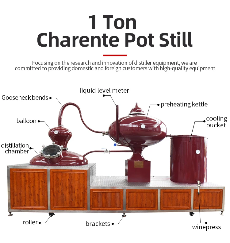 1000 Liters Charente Brandy Wine Copper Brewery Equipment - Buy 1000l ...