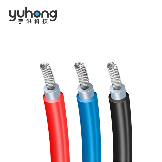 Yuhong Electrical Wires Red Black Pv 4mm 6mm 10mm 16mm 6mm2 1000v 10awg ...