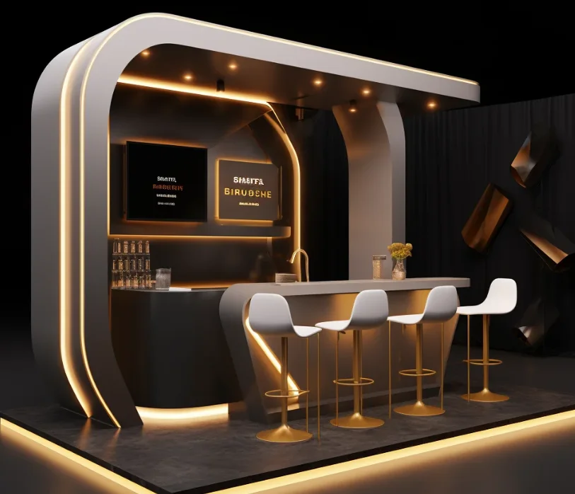 Customized Solid Wood Mall Food Kiosk Cafe Kiosk Bar Furniture Outdoor ...