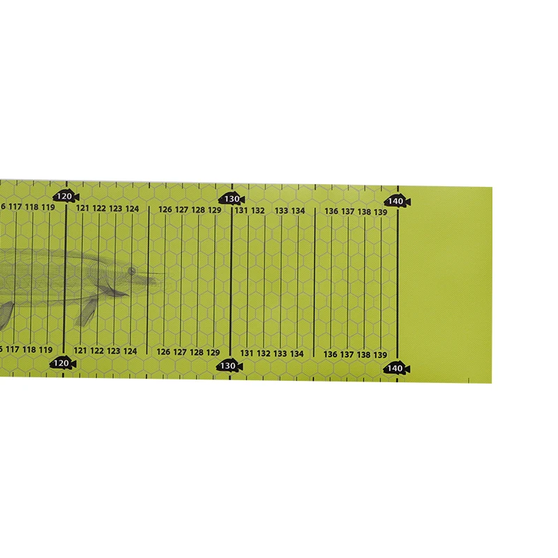 Durable 140cm*10cm Custom Waterproof PVC Fishing Ruler