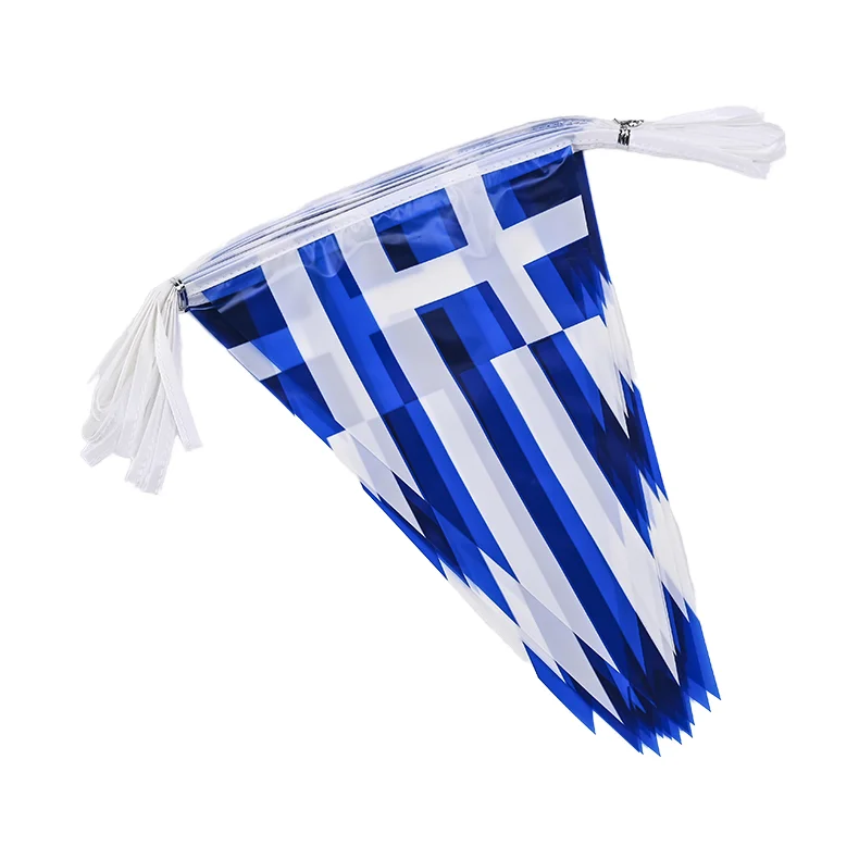 Custom Country Bunting Flags National Triangular Decoration Greece ...