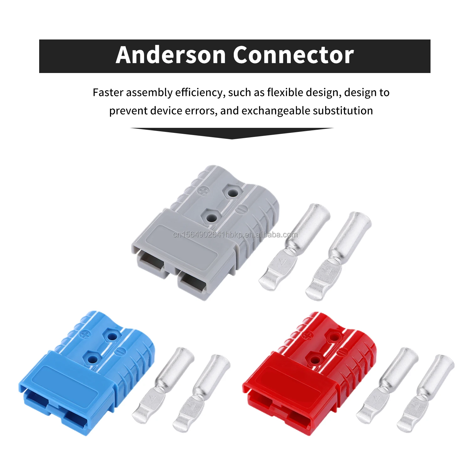 Anderson SB120A Bipolar UPS Power Plug 120A Lithium Battery Connector ...