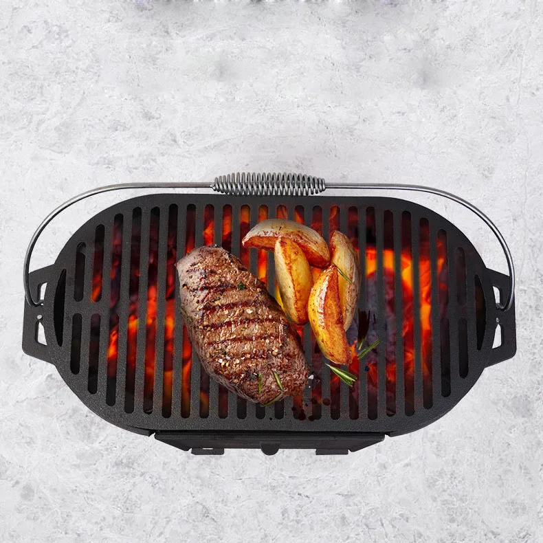 Japanese Hibachi Grill - Portable Cast Iron BBQ Stove