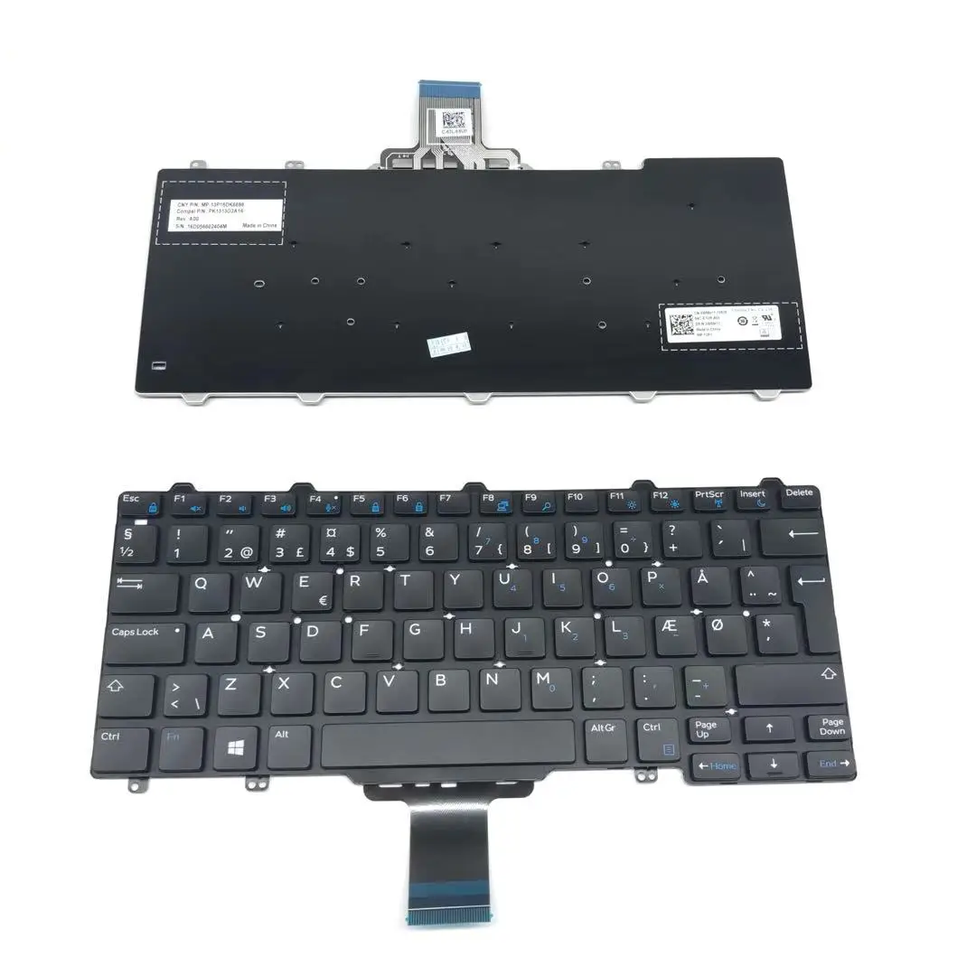 Genuine keyboard for Dell Latitude E5250 E7250 Backlit Keyboard GR UK ...