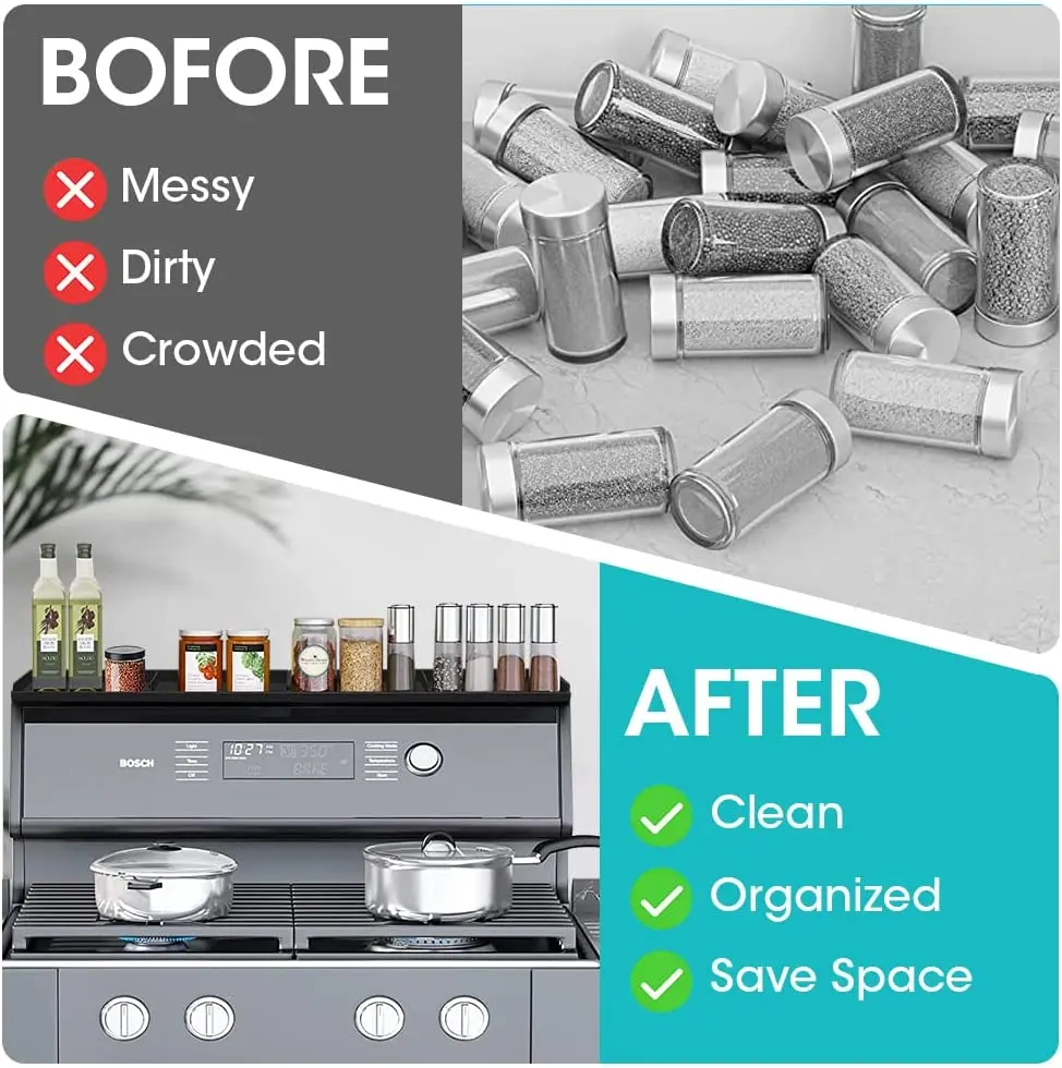 2024 Magnetic Stove Shelf Spice Rack - Organize Your Kitchen