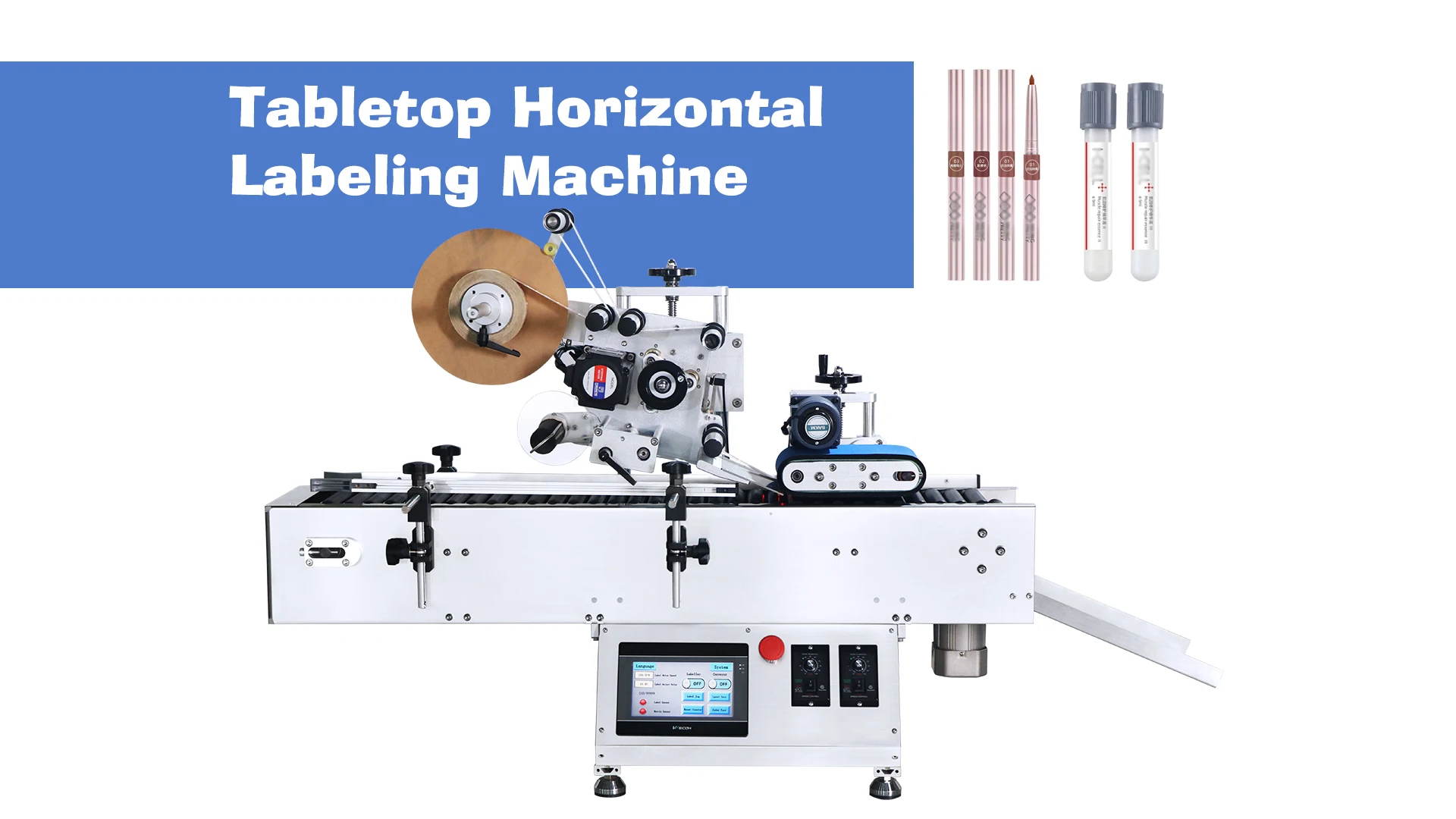 Zonesun Zs-tb800 Desktop Automatic Horizontal Perfume Oil Vials Roll-on Bottles Lip Gloss ...