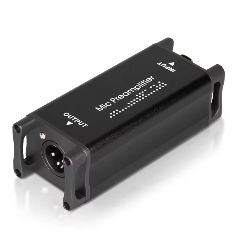 Mini Mic Preamp 25db Microphone Preamplifier Portable Audio Pre ...