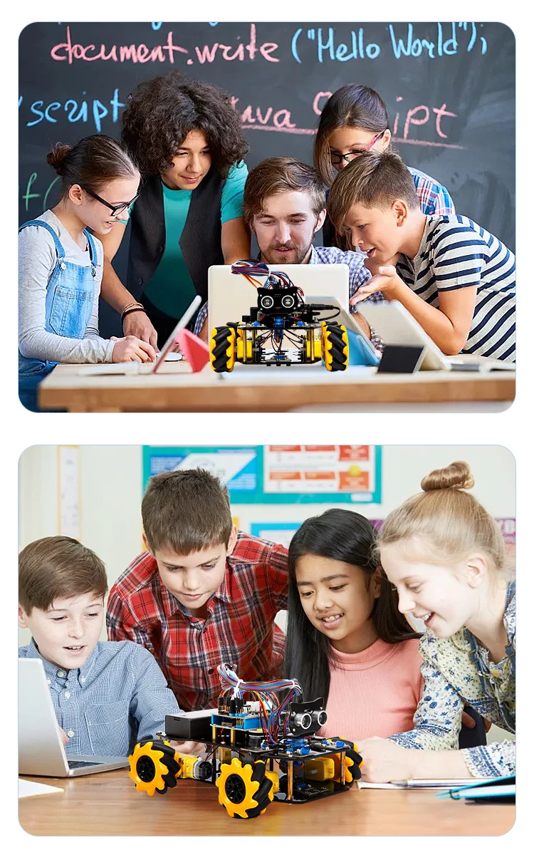 ACEBOTT ESP32 Solar Powered 4WD Smart Tank Robot with Camera for Arduino IoT Programming Kit ...