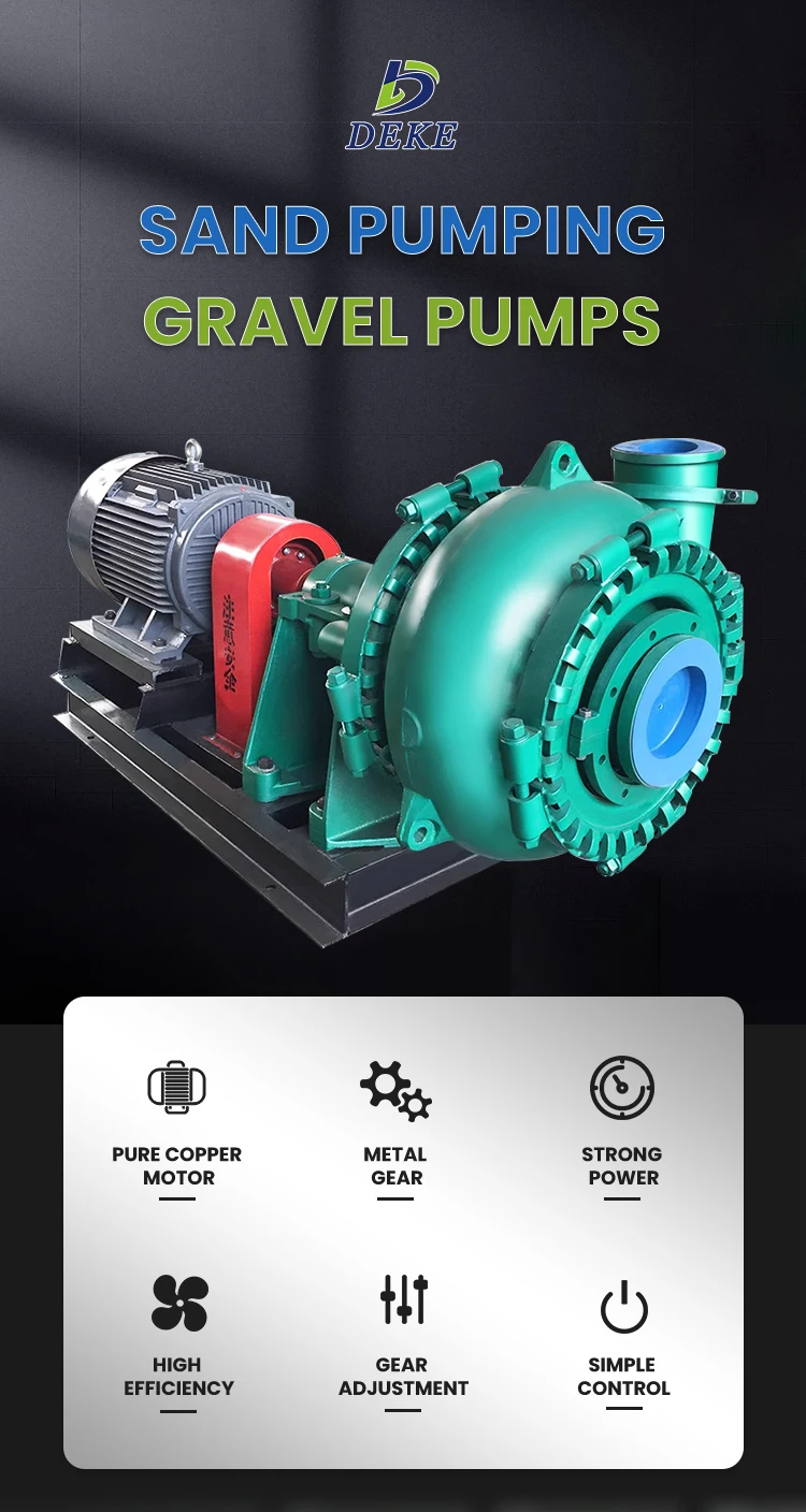 Centrifugal High Head Sand Suction Dredge Pump Wet Sand Gravel Slurry ...