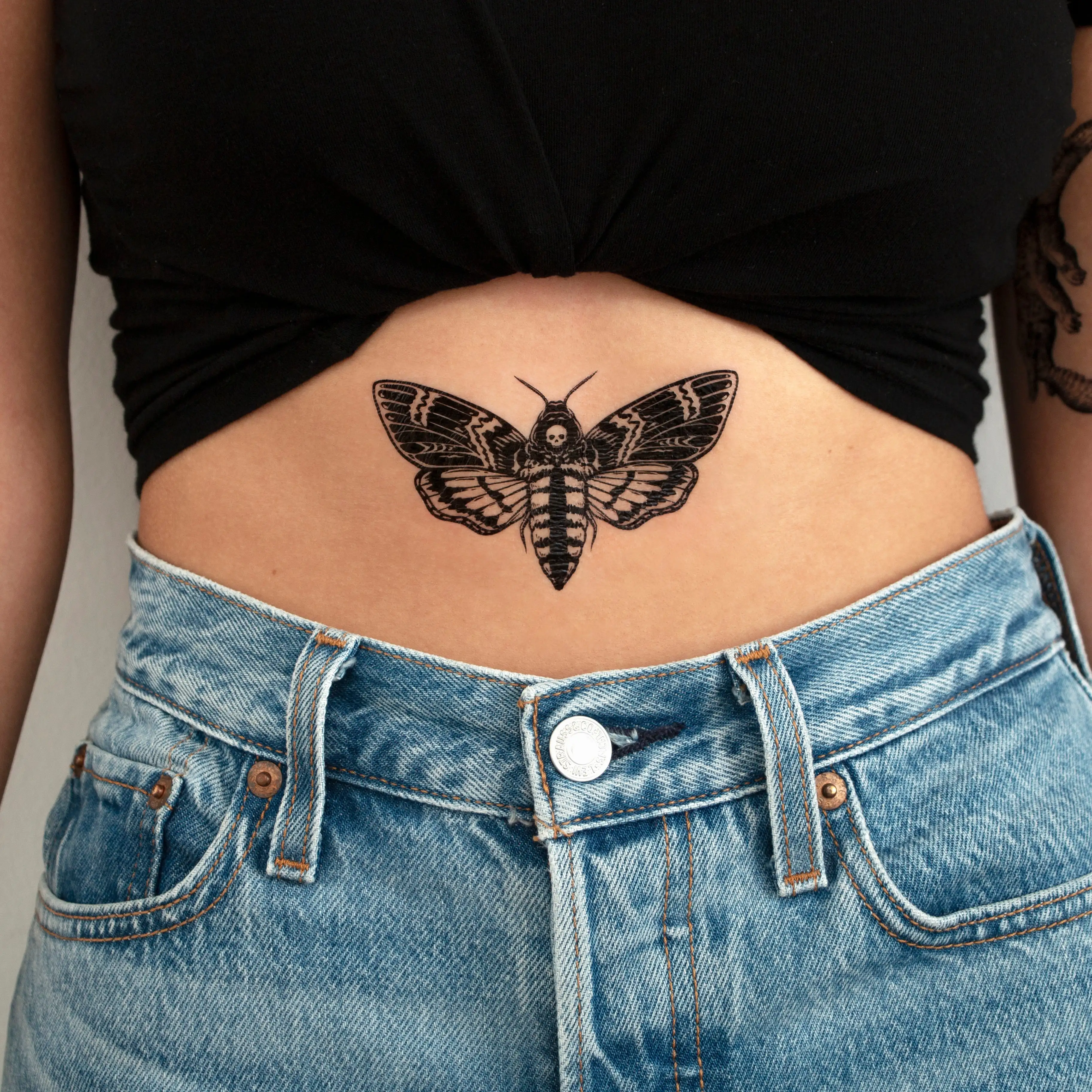 Custom Metallic Tattoo Stickers Temporary Glitter Tattoo Sticker Silver ...