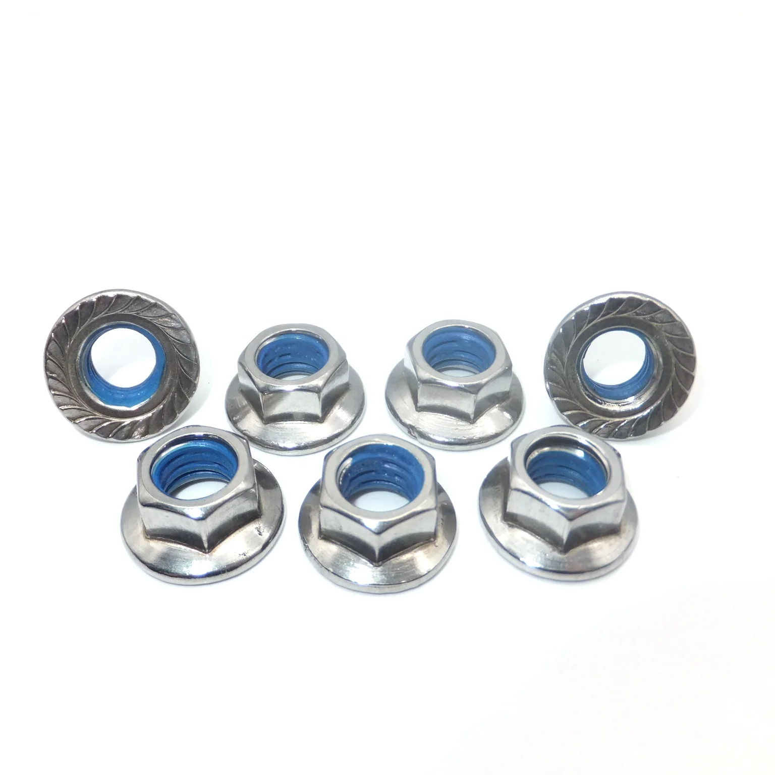 Wholesale M4 M5 M6 M8 M10 M12 Galvanized Serrated Self Locking Hex Flange Nut - Buy Wholesale M4 ...