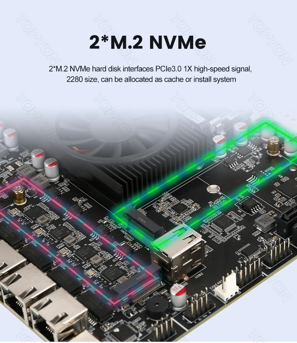 Nas Motherboard N5105/n6005 4x Inte1 I226-v 2.5g Nics Dual M.2 Nvme Six ...