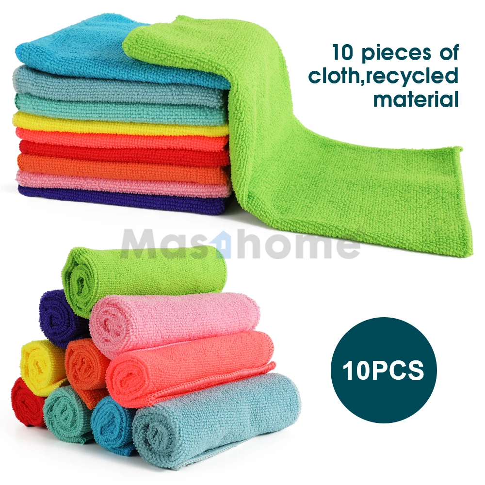 Masthome Eco-Friendly Cleaning Rags - Microfiber Kitchen Cloths