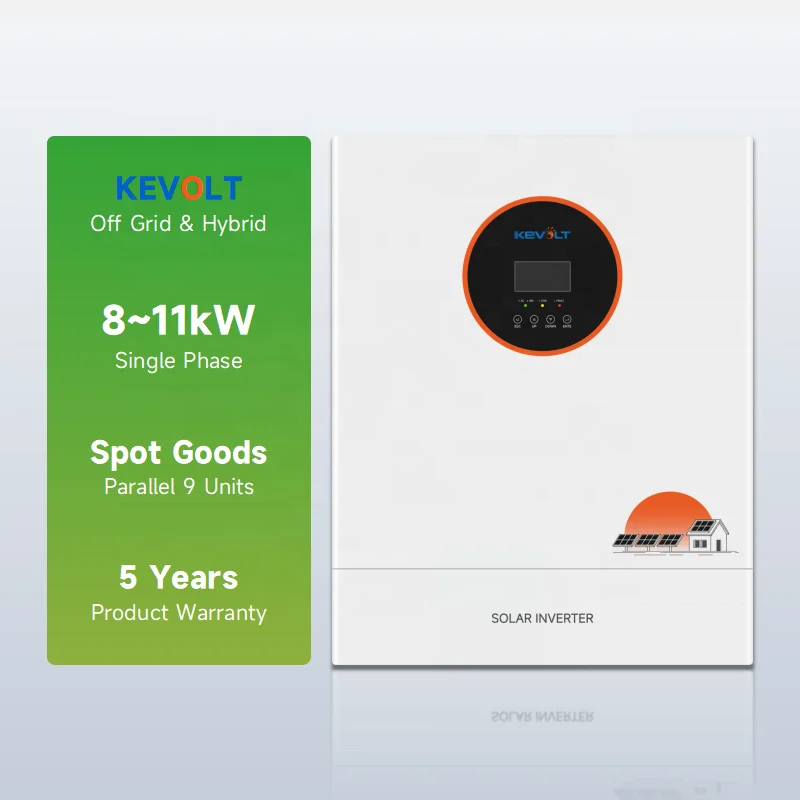 KEVOLT Off Grid Hybrid Solar Inverter 8KW 10KW Pure Sine Wave Low ...