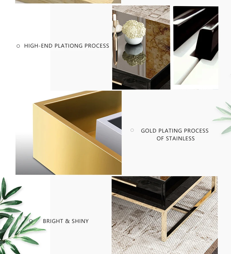 Luxury Coffee Tables Gold Tea Table Modern Tv Stands Tv Cabinets Living ...