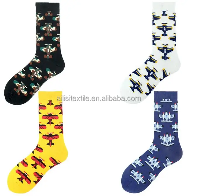 2022 Airplane Socks High Quality Cotton Adult Socks Airforce Pilots ...