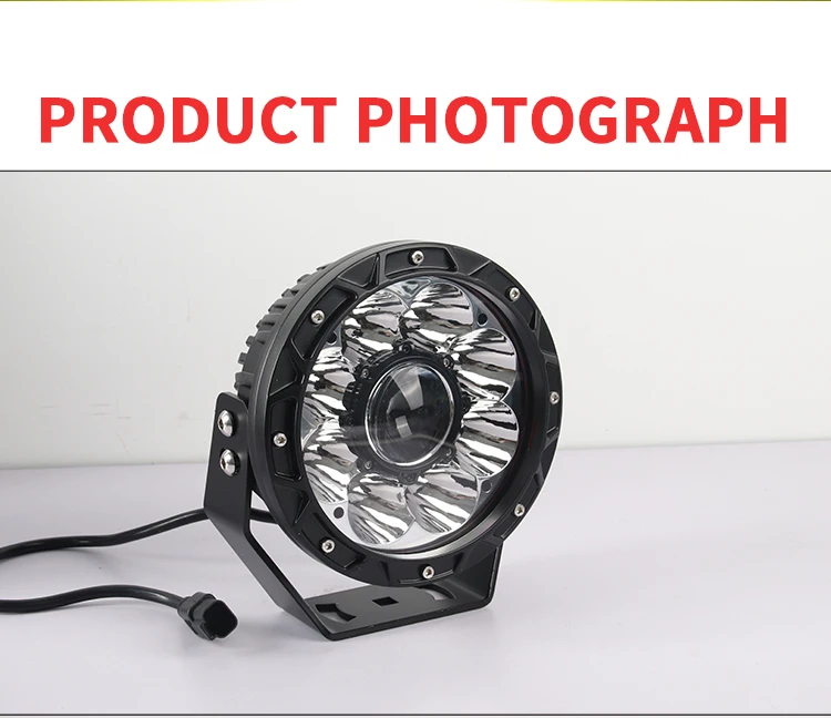 Oem 7 Inch 60w 6300lm Projector Led Work Lights White Round Offroad ...